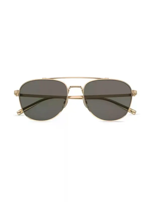 Oliver Spencer Rivetti Pilot-frame Sunglasses