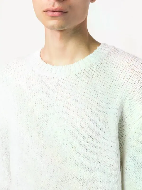 A.p.c. Crew Neck Knitted Jumper - White