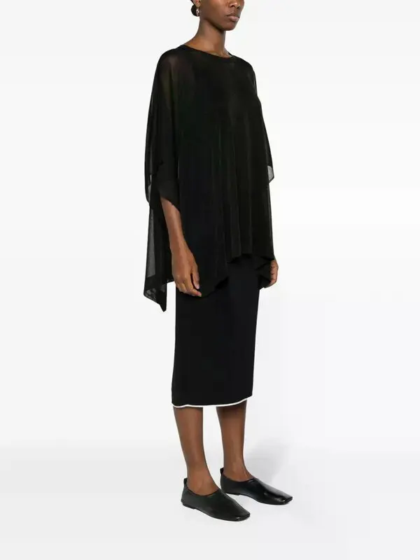 Fabiana Filippi Sheer Knitted Cape