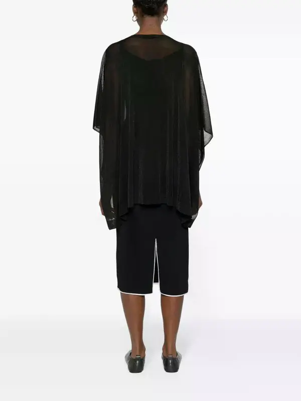 Fabiana Filippi Sheer Knitted Cape
