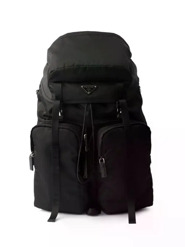 Prada Re-nylon Multi-pocket Backpack - Black
