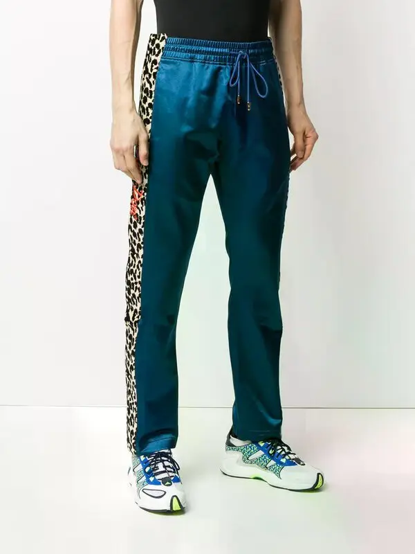 JUST DON Contrast-stripe Track Pants