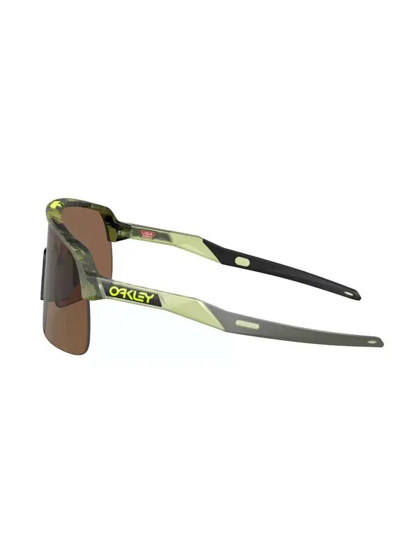 Oakley Sutro Lie Chrysalis Shield-frame Sunglasses - Green