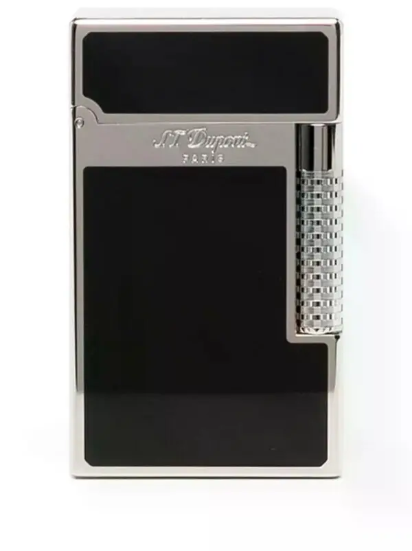 S.t. Dupont Ligne 2 Engraved-logo Lighter - Black
