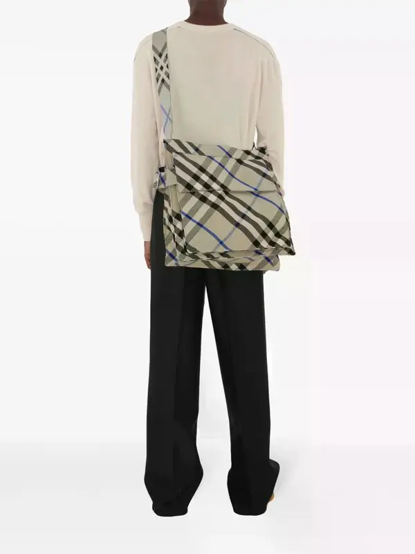 Burberry House Check Print Trench Tote - Neutrals