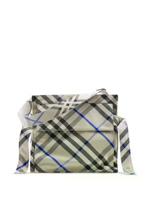 Burberry House Check Print Trench Tote - Neutrals