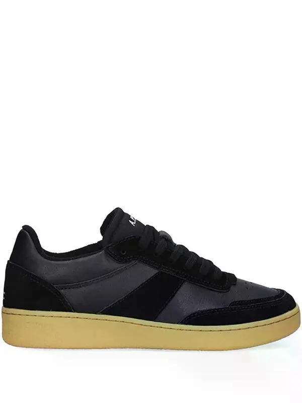 A.p.c. Suede Panel Lace-up Sneakers
