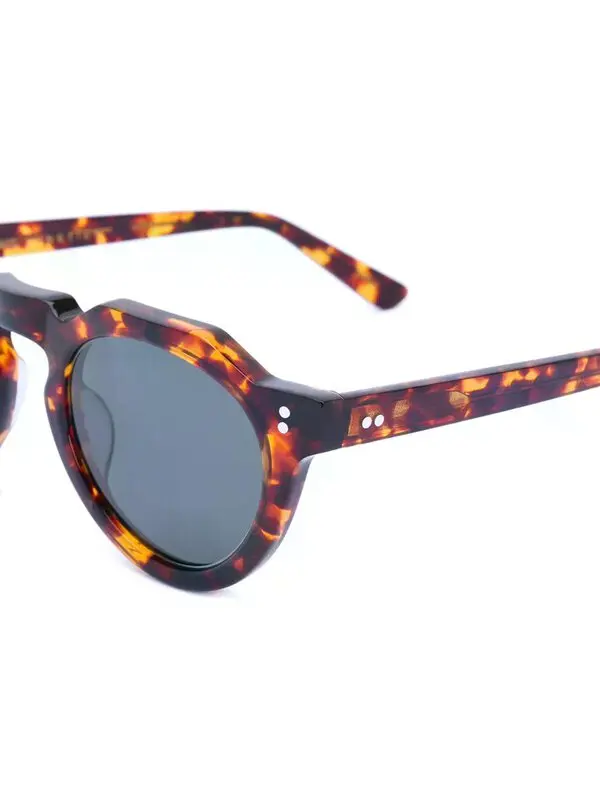 LESCA Pica Sunglasses - Brown