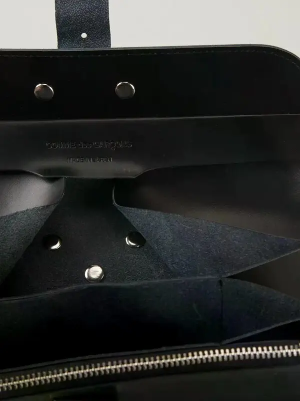Comme Des Garçons Buckled Leather Wallet