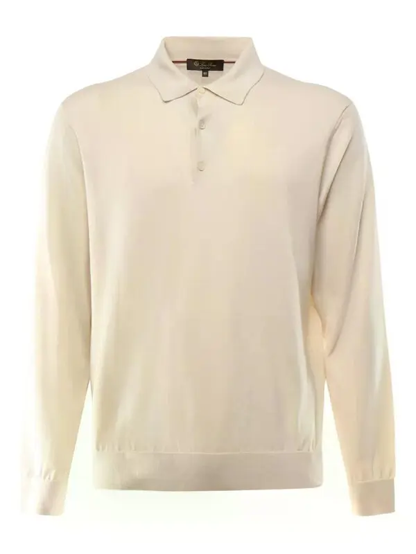 Loro Piana Long Sleeve Polo Shirt