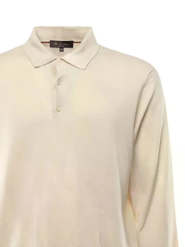 Loro Piana Long Sleeve Polo Shirt