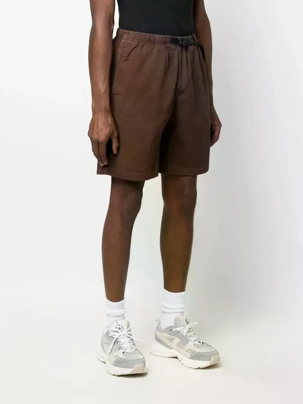 Gramicci Belted Cotton Shorts - Brown
