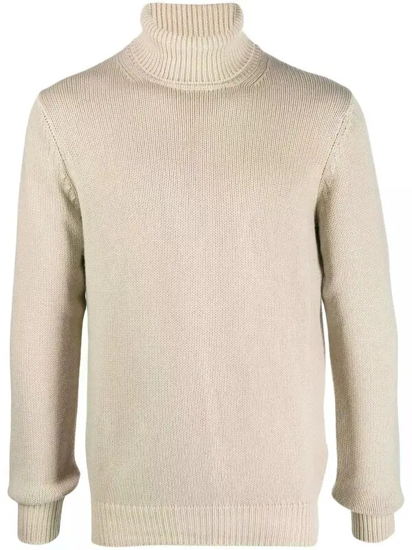 DELL'OGLIO Roll-neck Knit Jumper