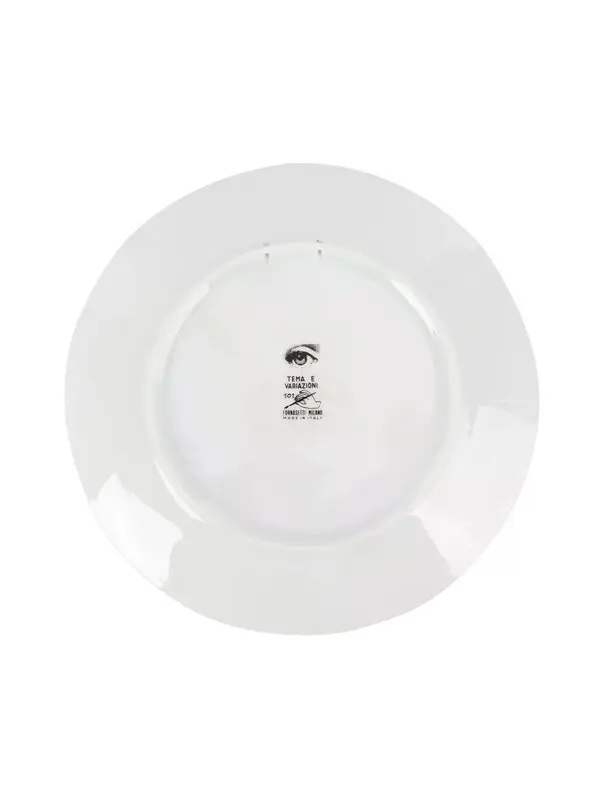FORNASETTI Tema E Variazioni Wall Plate - Black
