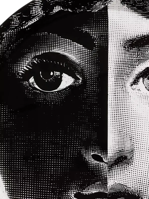 FORNASETTI Tema E Variazioni N. 222 Wall Plate - Black