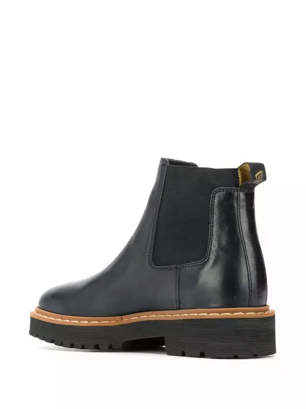 Hogan Leather Chelsea Boots