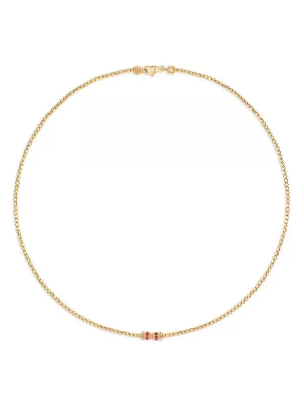 OFFICINA BERNARDI 18kt Yellow Moon Ruby Necklace - Gold