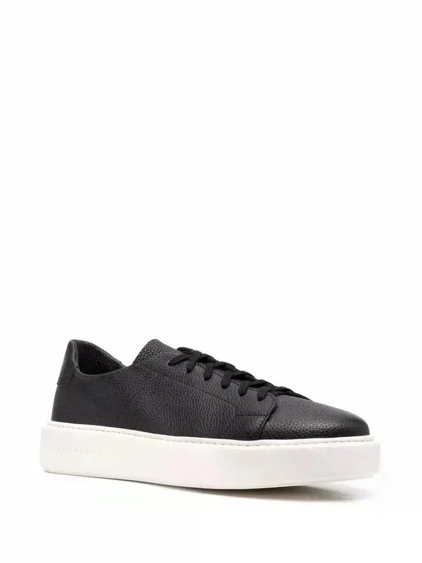 HENDERSON BARACCO Pebbled Leather Low-top Sneakers