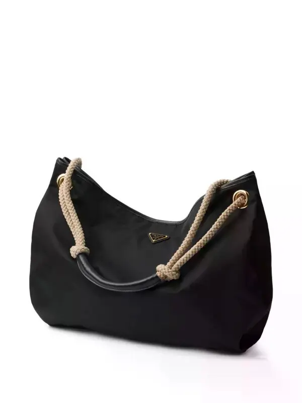 Prada Large Mariner Shoulder Bag - Black