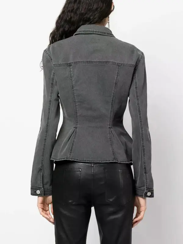 Magda Butrym Fluted Denim Jacket