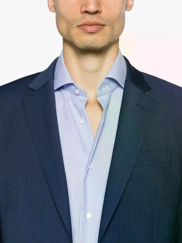 BARBA NAPOLI Jacquard Cotton Shirt