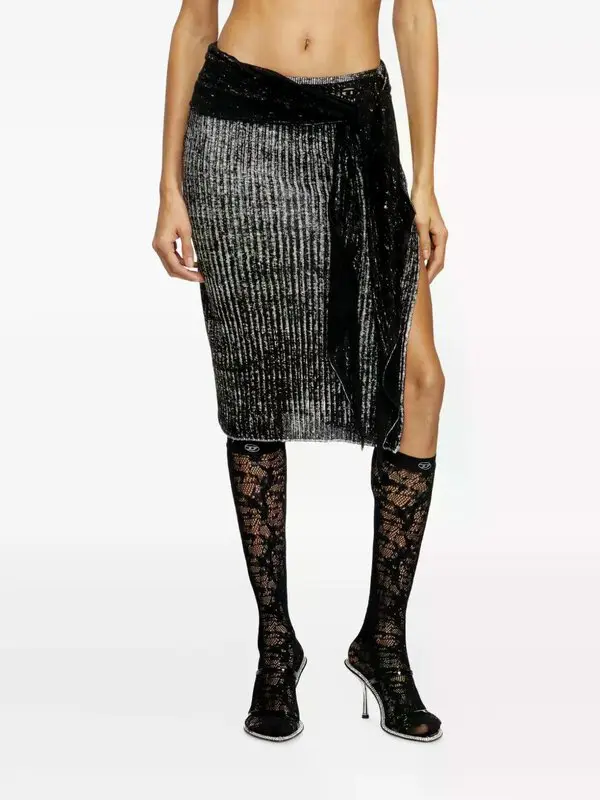 DIESEL® M-meganoid Midi Skirt