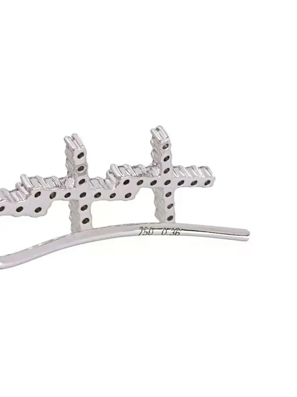 ALINKA 18kt White Gold Katia Diamond Cuff Earring