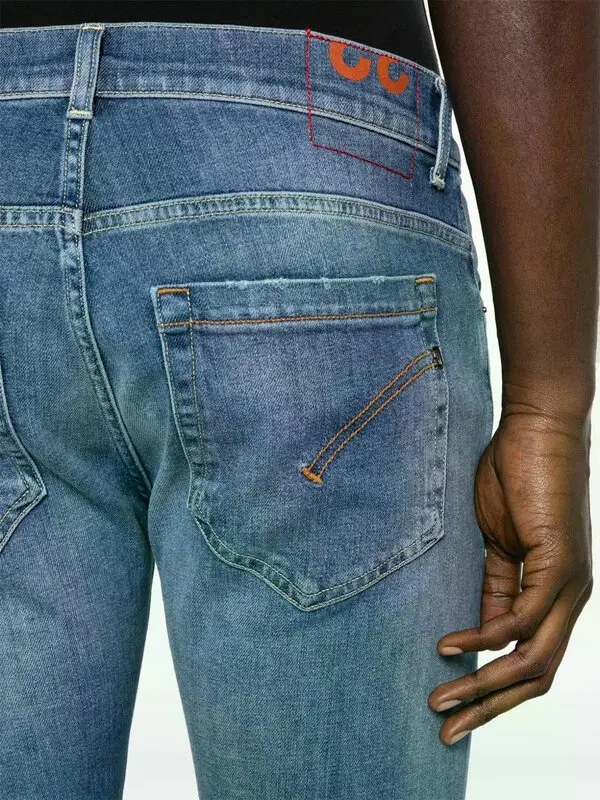 DONDUP George Mid-rise Tapered Jeans - Blue