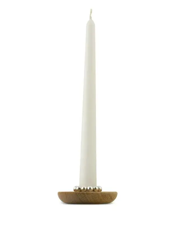Christofle Perles Wooden Candle Holder