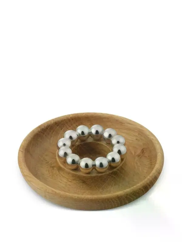 Christofle Perles Wooden Candle Holder