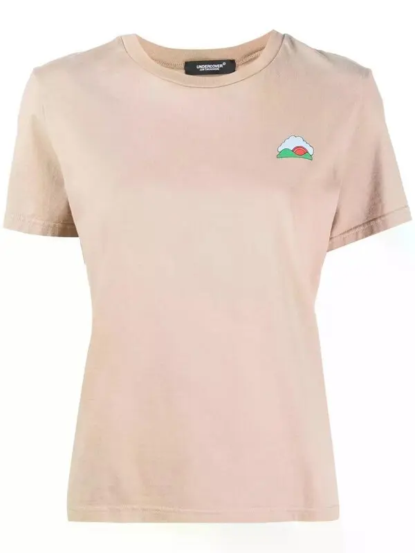 Undercover Graphic Print Cotton T-shirt - Neutrals