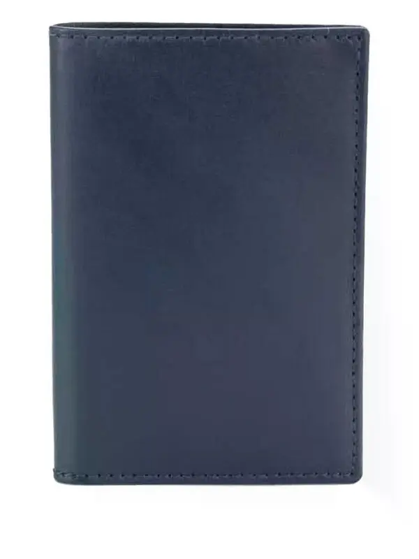 Comme Des Garçons Leather Wallet - Blue