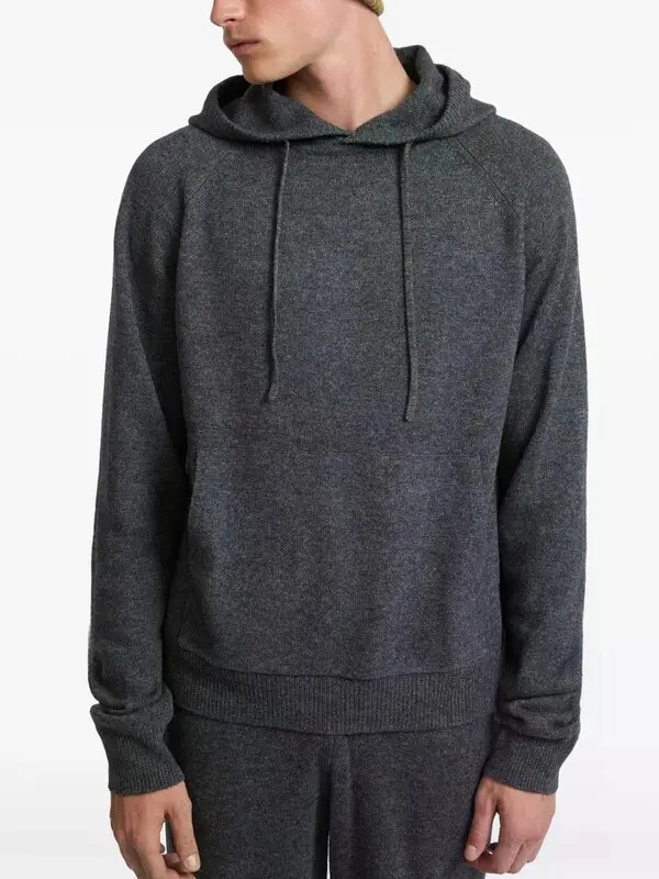 YVES SALOMON Knit Hoodie