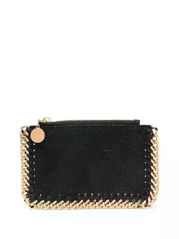 Stella McCartney Falabella Zip Cardholder - Black