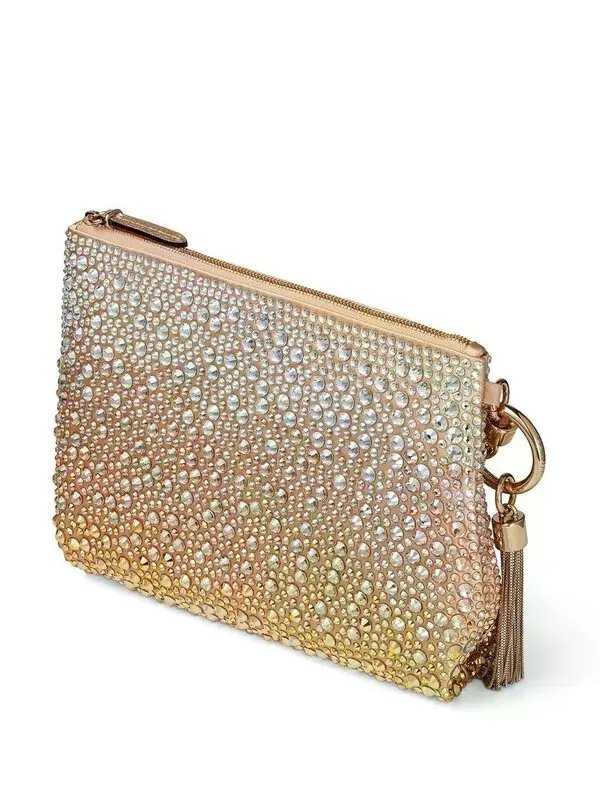 JIMMY CHOO Callie Crystal-embellished Clutch Bag