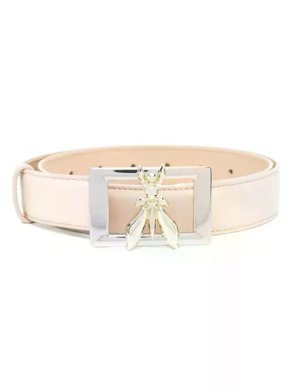 Patrizia Pepe Logo Buckle Belt - Neutrals