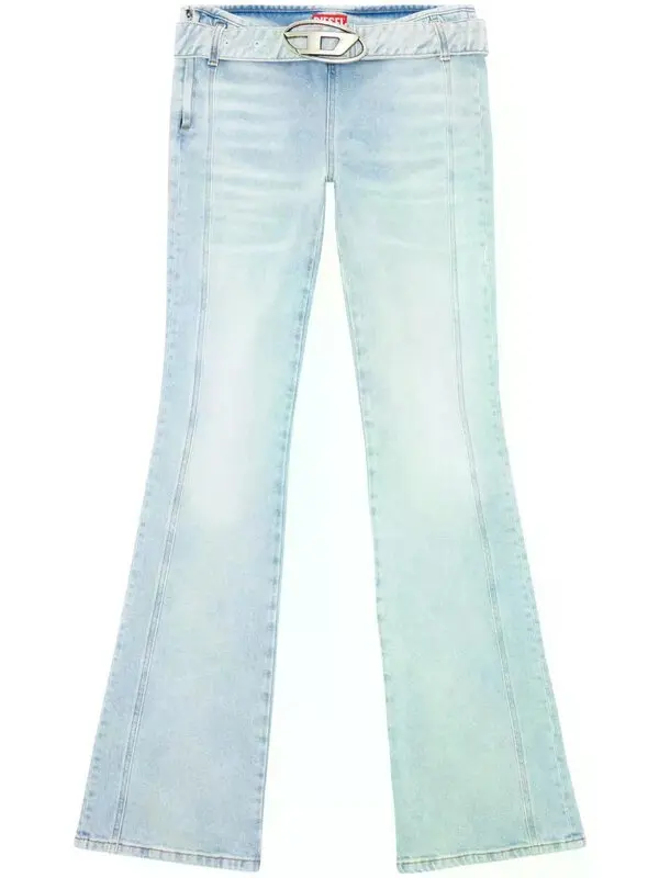 DIESEL® D-ebbey Belted Flared Jeans