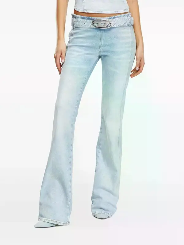 DIESEL® D-ebbey Belted Flared Jeans