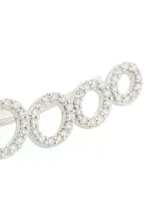 ALINKA 18kt White Gold Diamond Ear Cuff - Silver