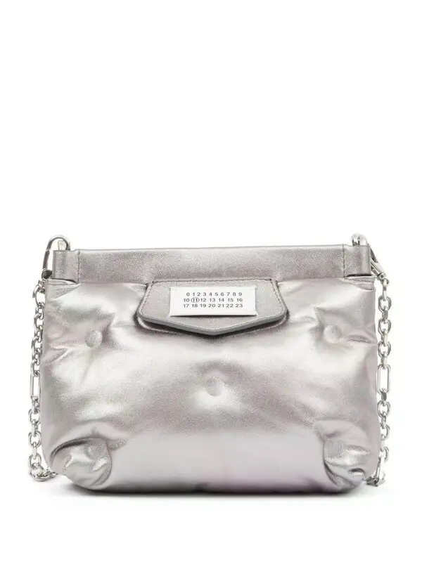 MAISON MARGIELA Mini Glam Slam Red Carpet Clutch Bag - Silver