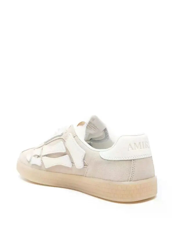 Amiri Pacific Bones Lace-up Sneakers - Neutrals