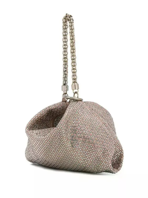 JIMMY CHOO Callie Crystal-embellished Clutch Bag