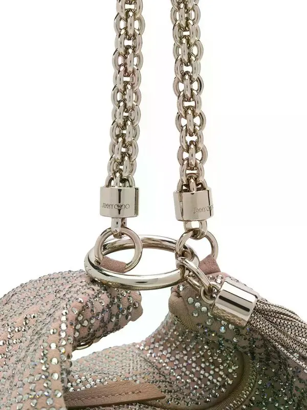 JIMMY CHOO Callie Crystal-embellished Clutch Bag