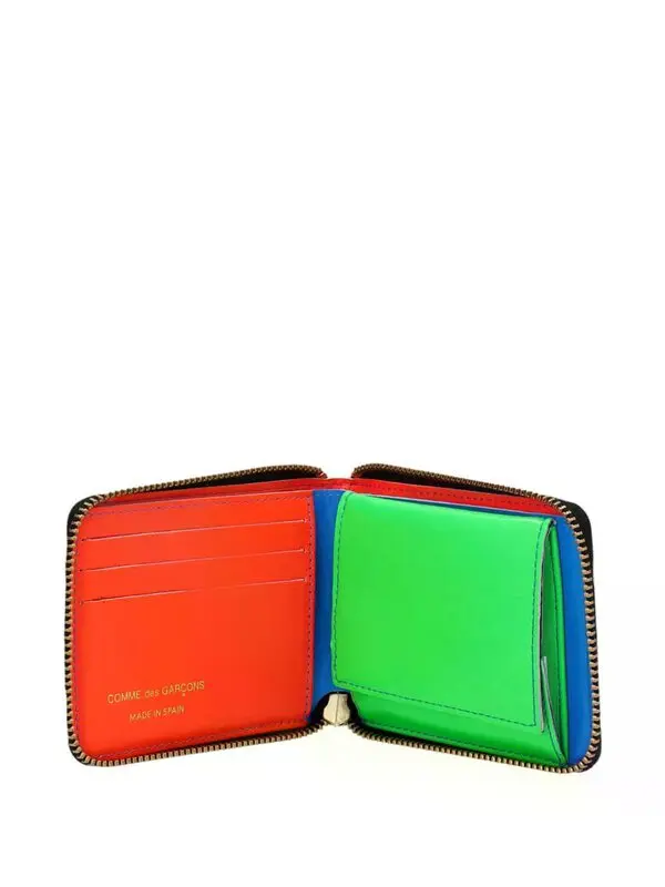 Comme Des Garçons Zip-around Leather Wallet