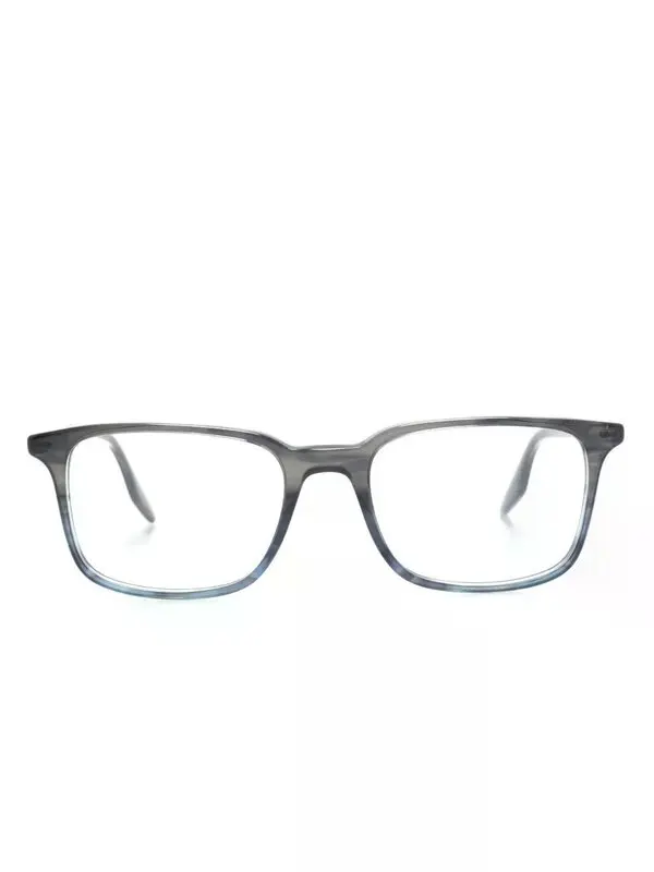 Ray-ban Polished Effect Square Frame Eyeglasses - Grey