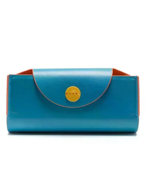 Marni Tortoiseshell Rectangle-frame Glasses