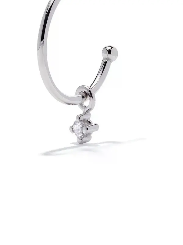 WOUTERS & HENDRIX 18kt Gold Diamond Hoop Earrings