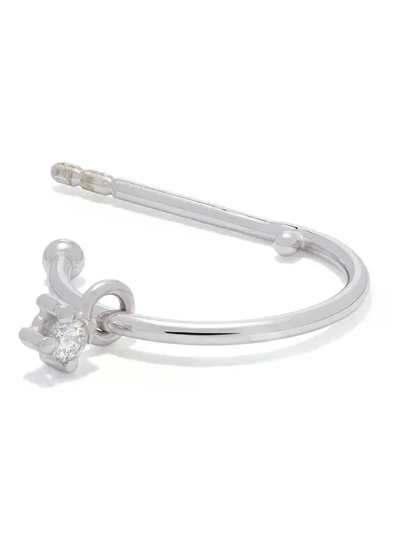 WOUTERS & HENDRIX 18kt Gold Diamond Hoop Earrings