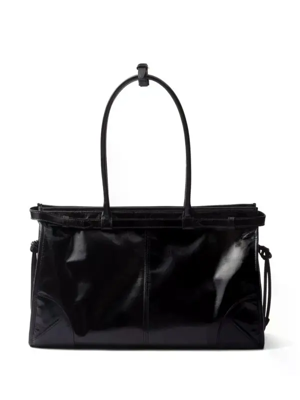 Prada Large Bonnie Tote Bag - Black