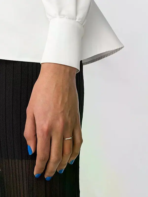 WOUTERS & HENDRIX 18kt White Gold Diamond Band Ring